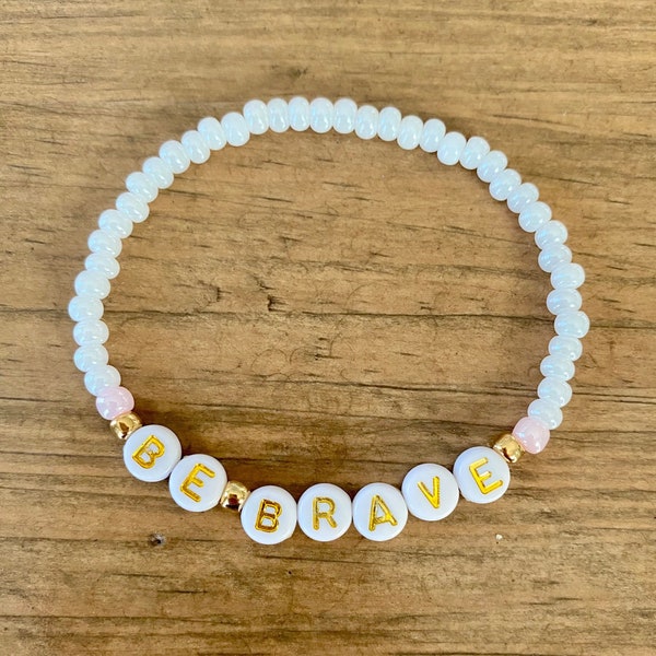 Be Brave Bracelet - Etsy