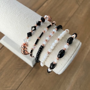 Black and White Collection. Womens Bracelets. Classic Black and White ...