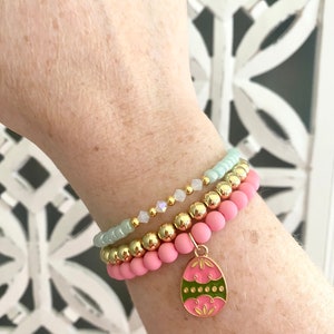 Crystal Stackers. Spring Collection. Easter Bracelets. Easter Jewelry ...