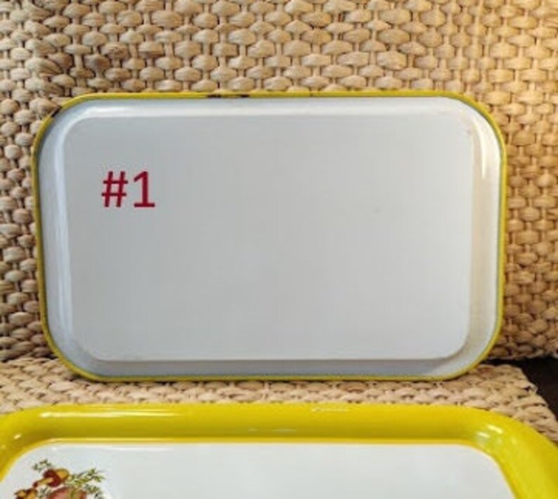 Retro-vintage Tin Spice of Life Pattern Tray - Etsy