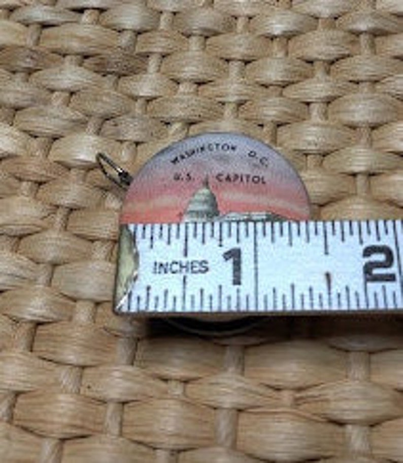Vintage US Capitol Washington Monument Celluloid Tape Measure - Etsy