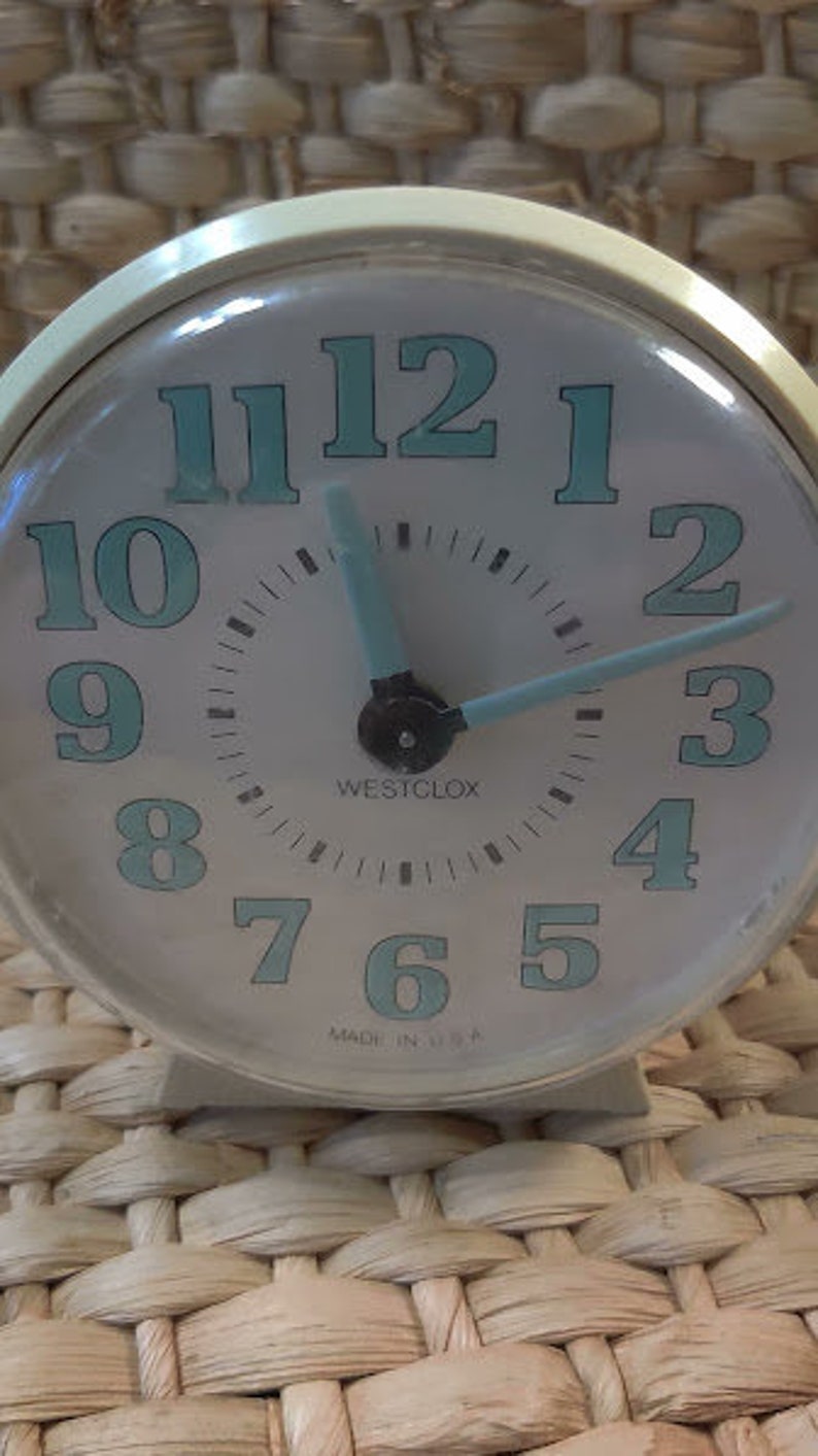 Vintage WESTCLOX Wind up Alarm Clock - Etsy