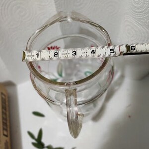 Rare Anchor Hocking Tulip Flower Pattern Pitcher Vintage Clear ...