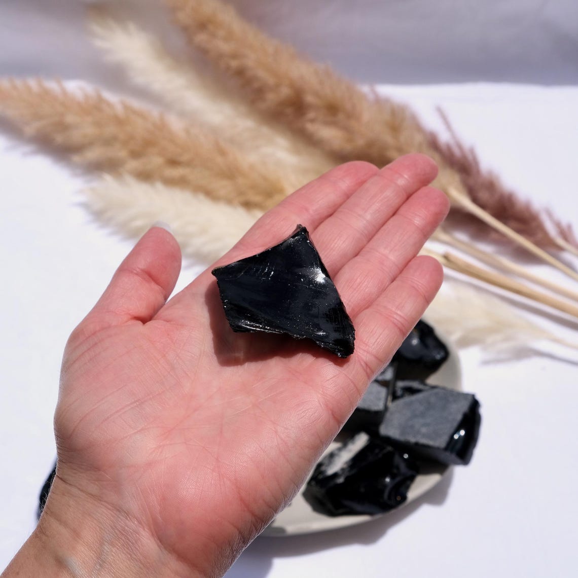 Black Obsidian Raw - Etsy