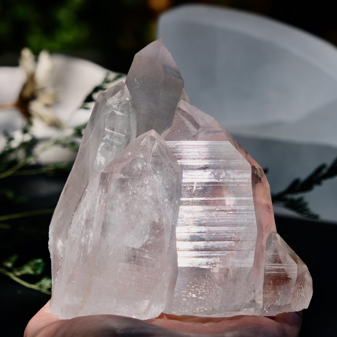 Clúster de Cuarzo Claro Natural,Corinto Minas Gerais. - Etsy España