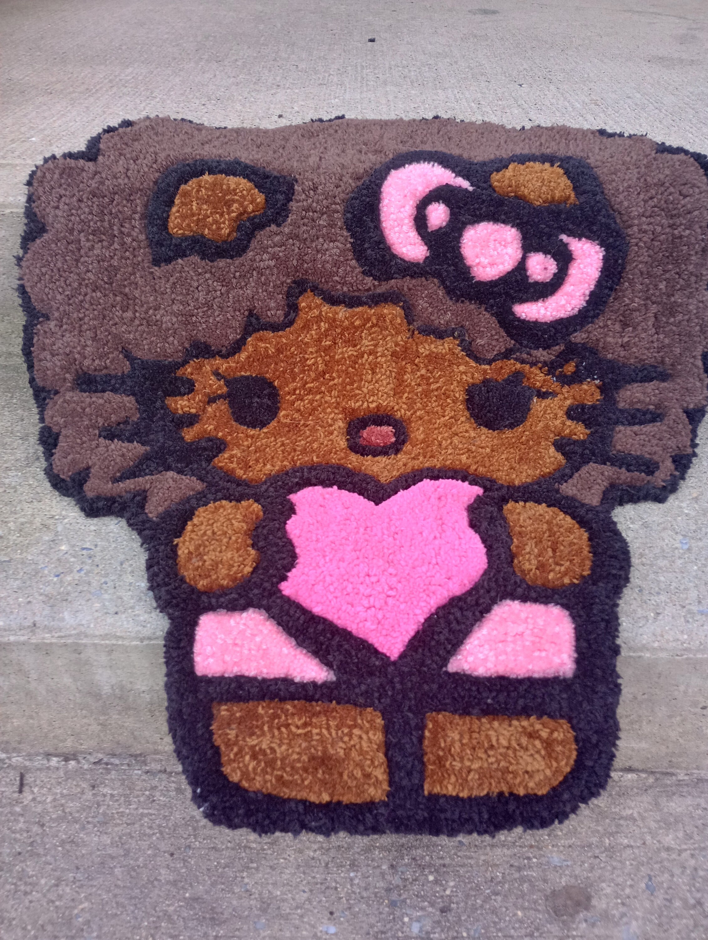 Melanin Kitty Black Girl Hello Kitty Handmade Tufted Rug - Etsy