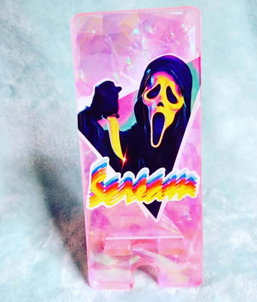 Scream Horror Themed **glow in the Dark** Phone Stand / Desk Phone ...