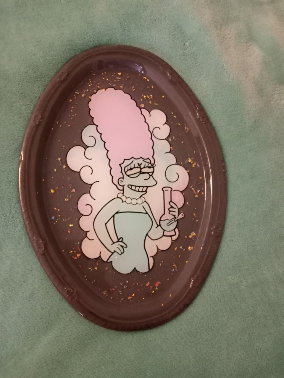 Marge Simpson Bong Decorative Rolling Tray - Etsy