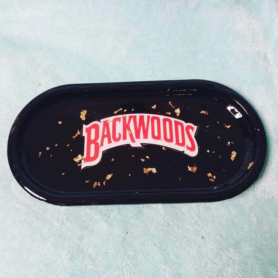 Black, Red, Gold Backwoods Rolling Tray (men's/unisex Accessory) - Etsy