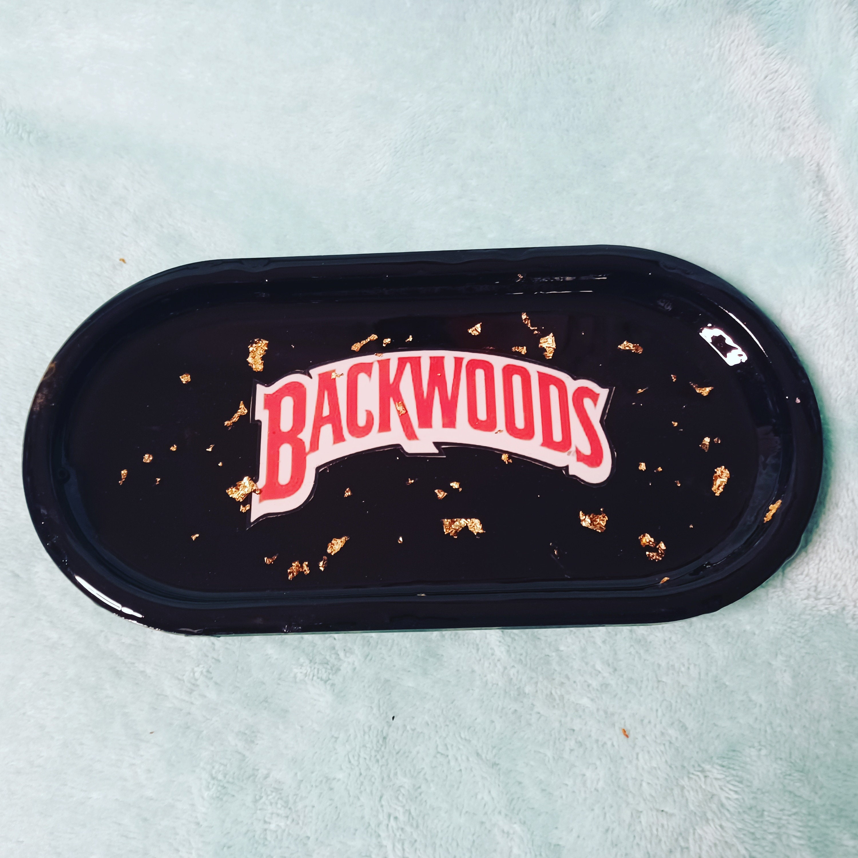 Black, Red, Gold Backwoods Rolling Tray men's/unisex Accessory - Etsy
