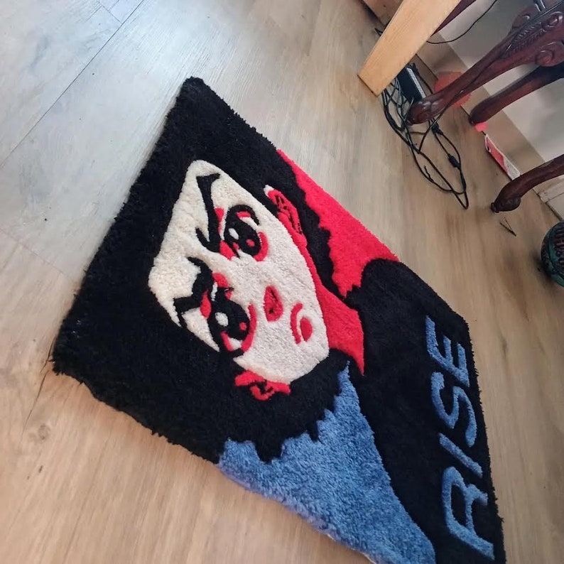 Huey Freeman Campaign Boondocks Custom Handmade Tufted 3 Ft Rug / Wall ...