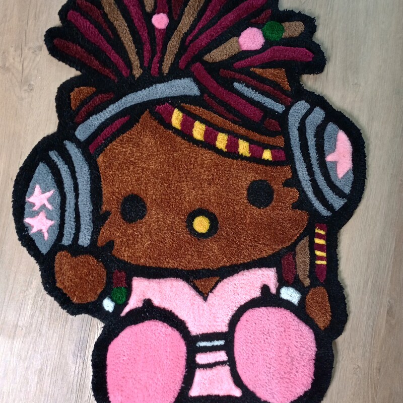 Hello Kittys Rug - Etsy