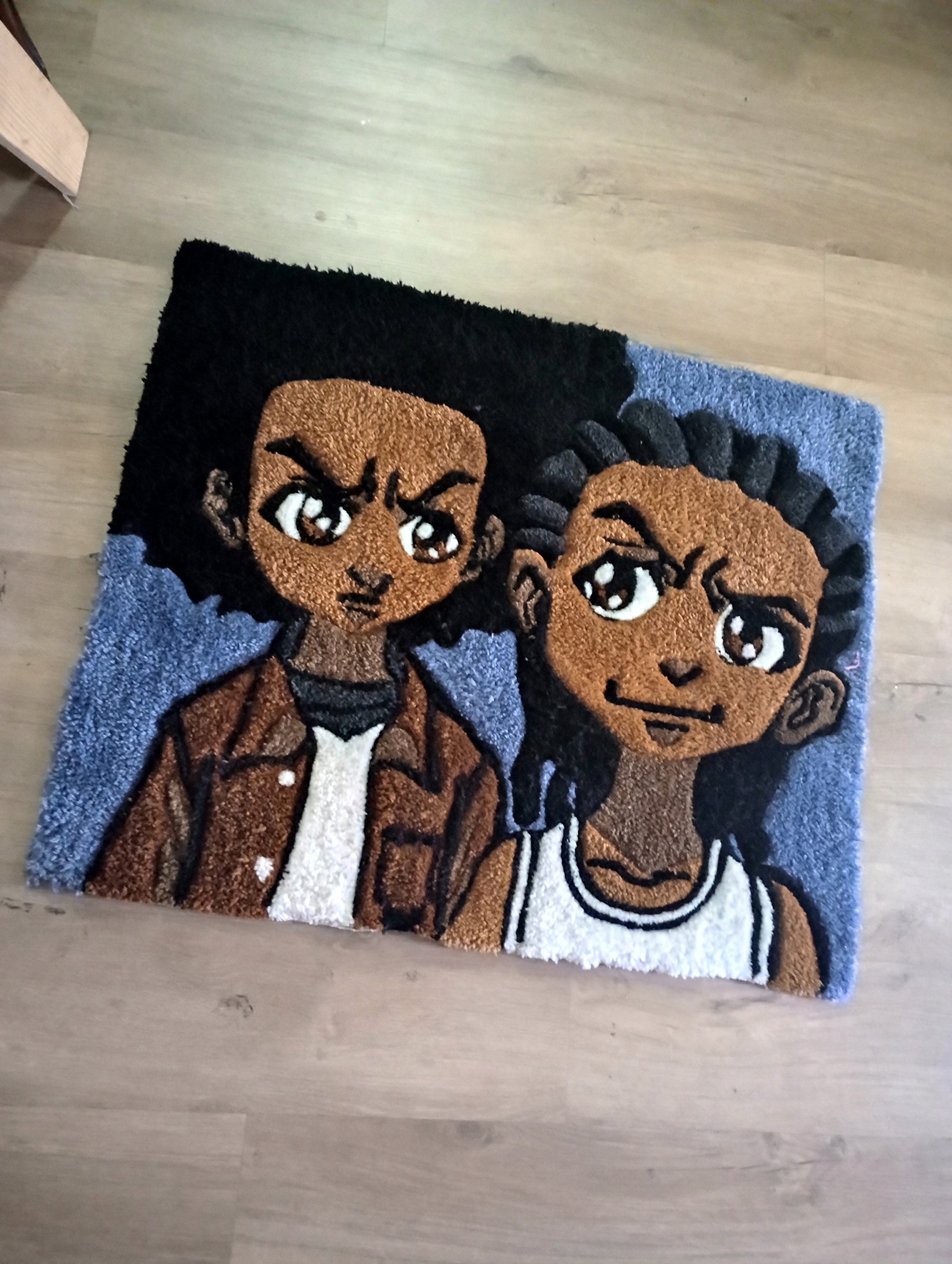 The Boondocks Huey and Riley Freeman Handmade Area Rug 3FT X 3FT - Etsy