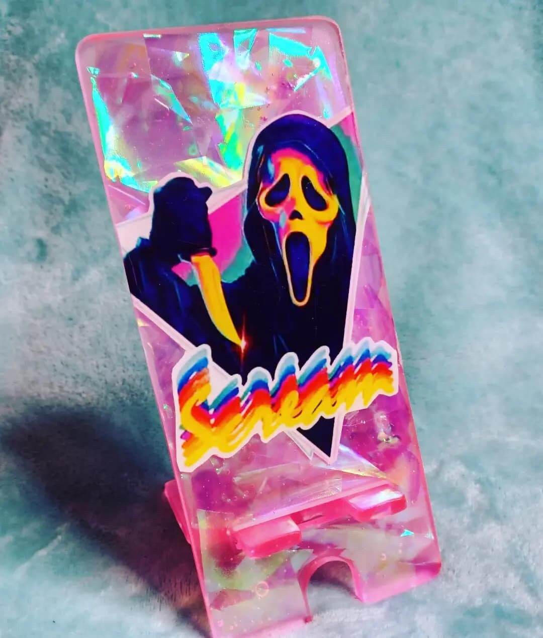 Scream Horror Themed **glow in the Dark** Phone Stand / Desk Phone ...