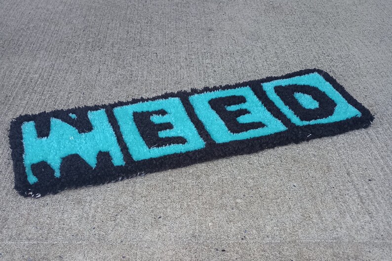 Handmade Tufted Keyboard Rug NEED Slot Machine Scrabble Theme - Etsy