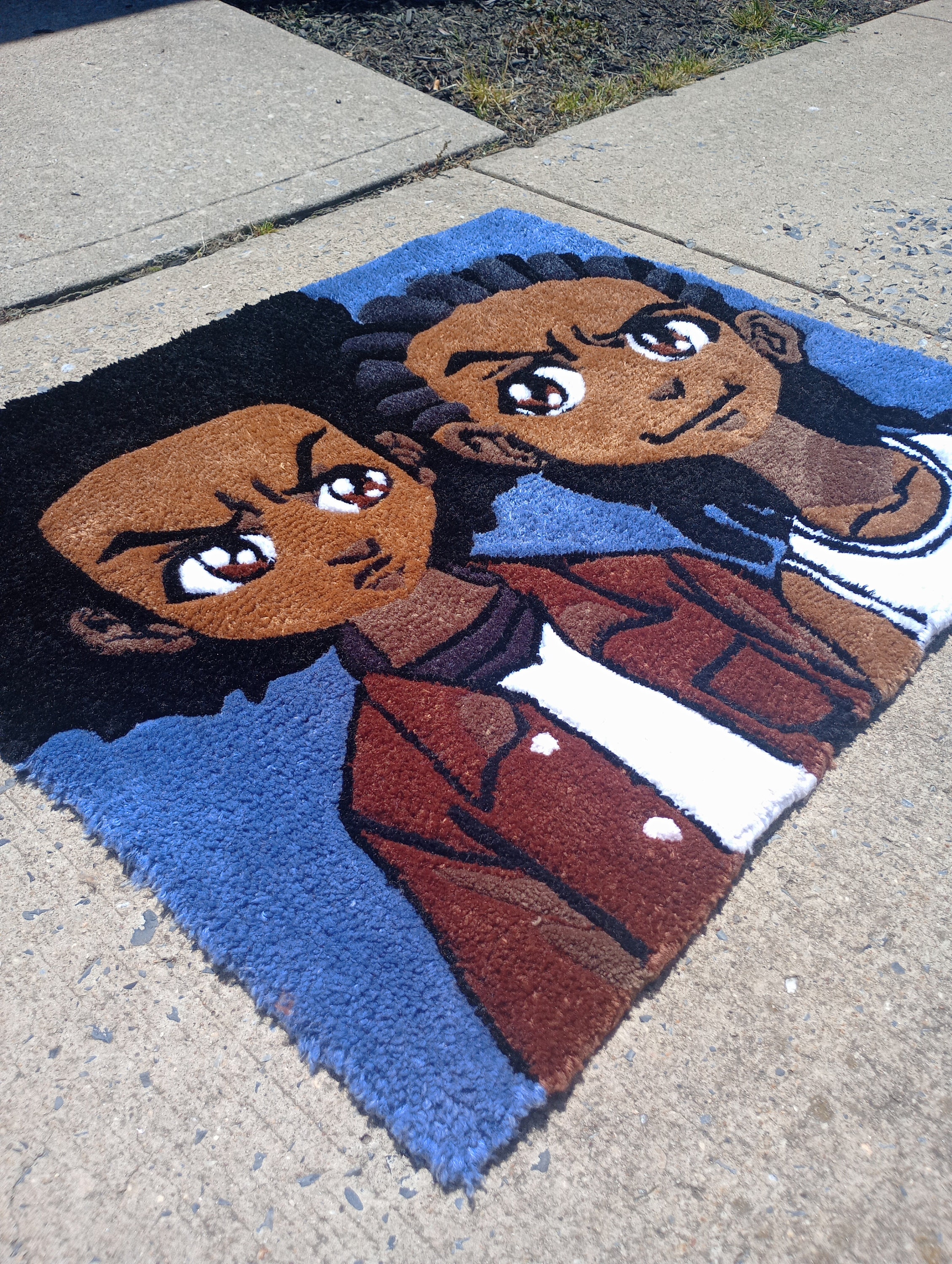 The Boondocks Huey and Riley Freeman Handmade Area Rug 3FT X 3FT - Etsy