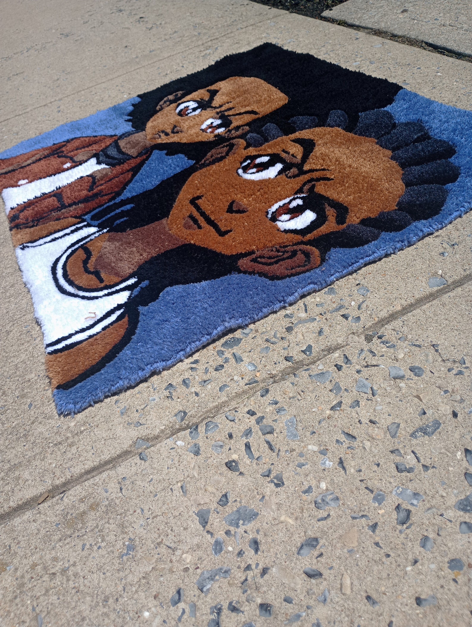 The Boondocks Huey and Riley Freeman Handmade Area Rug 3FT X 3FT - Etsy