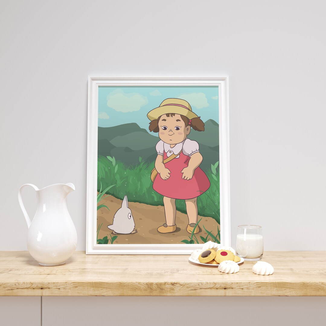 Totoro Art, My Neighbor Totoro, Anime Poster, Art Print, Nursery Art ...