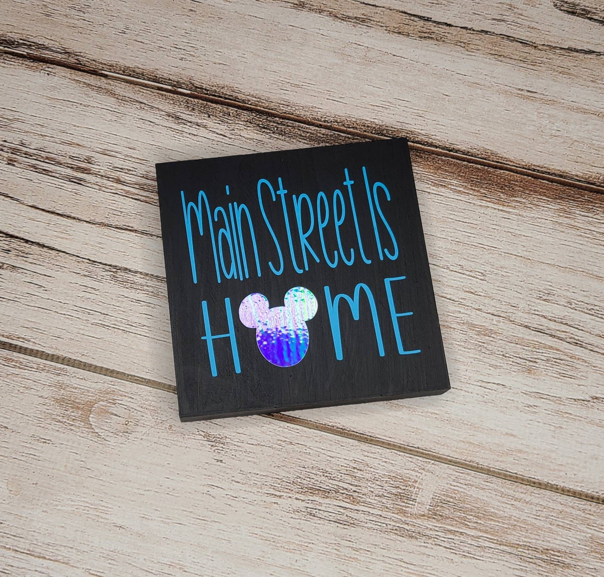 Disney Main Street / Disney Home Sign / Main Street is Home / Mickey ...
