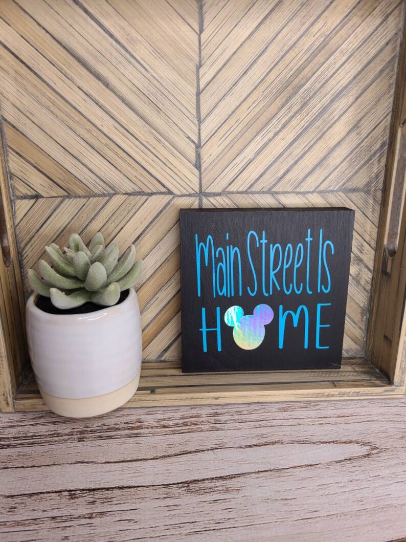 Disney Main Street / Disney Home Sign / Main Street is Home / - Etsy