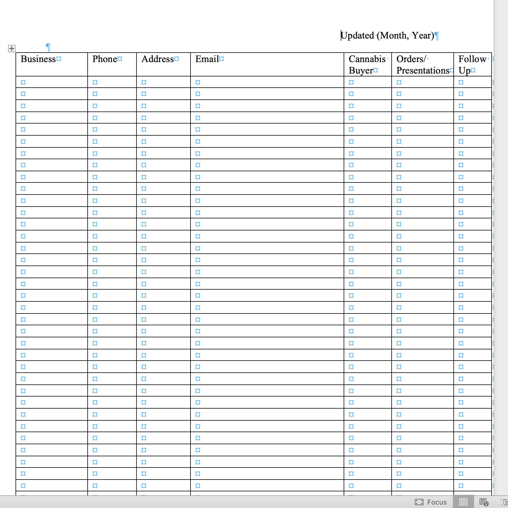 Dispensary Spread Sheet and Phone Script - Etsy