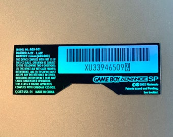 Gameboy Sp Sticker | Etsy