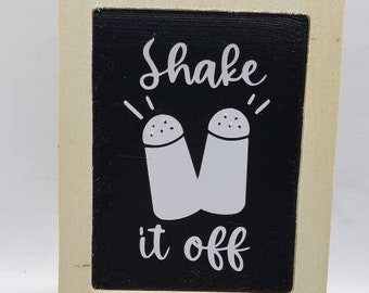 Shake It off Sign - Etsy