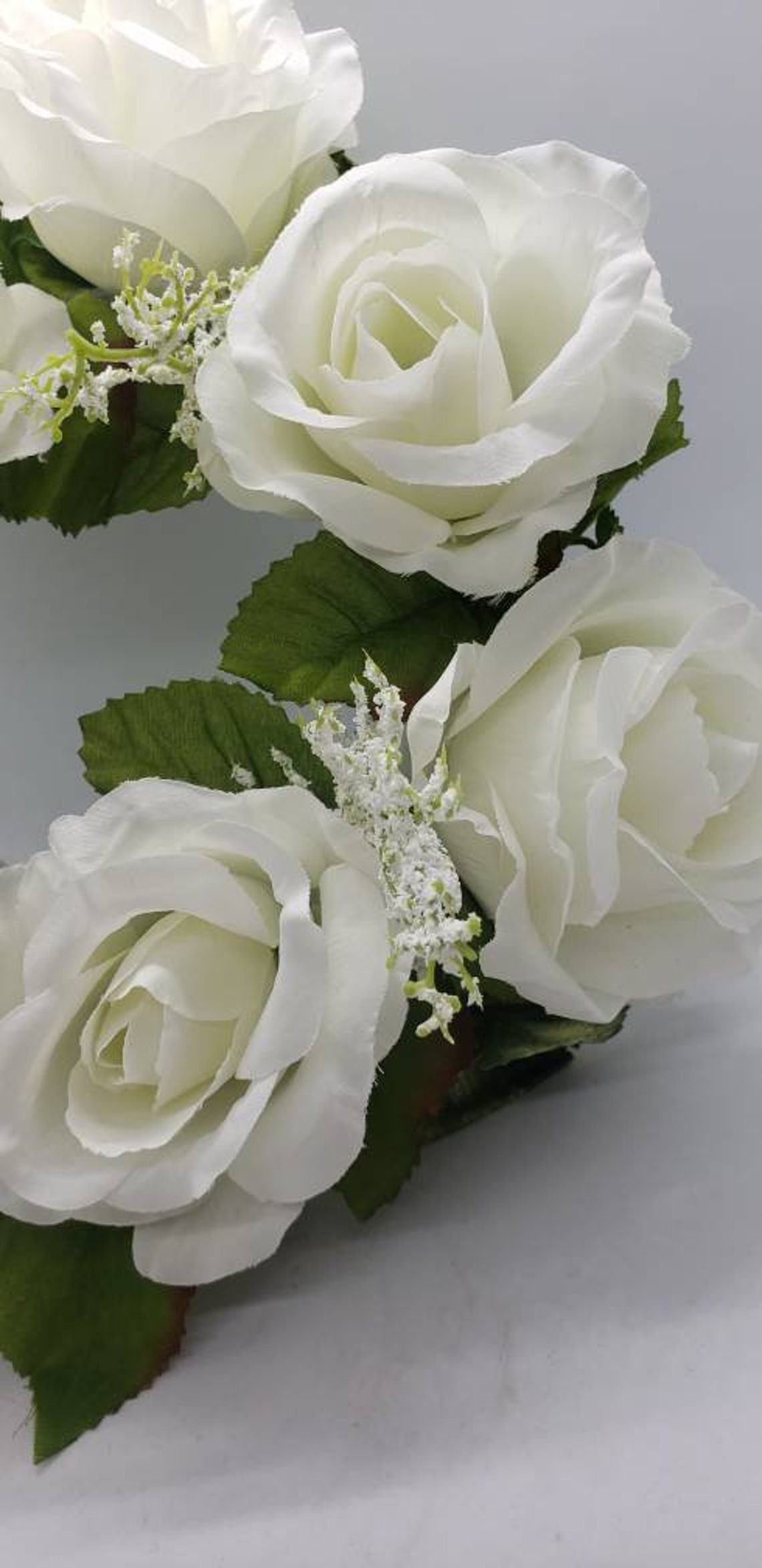 Candle Ring Floral Centerpiece Candle Holder Candle Wreath - Etsy