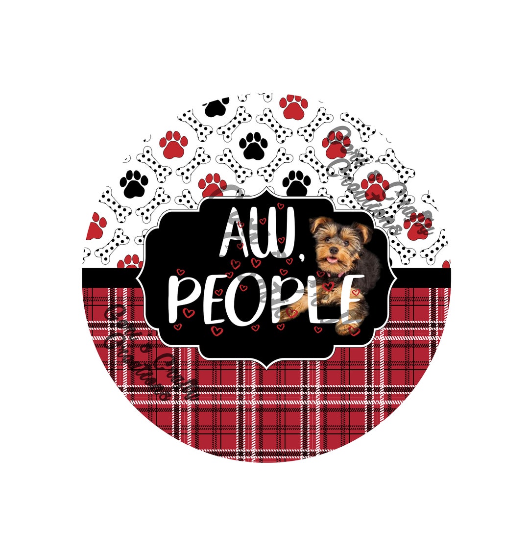AW, People Dog Wreath Sign, Wreath Sign, Dog Wreath Sign - Etsy