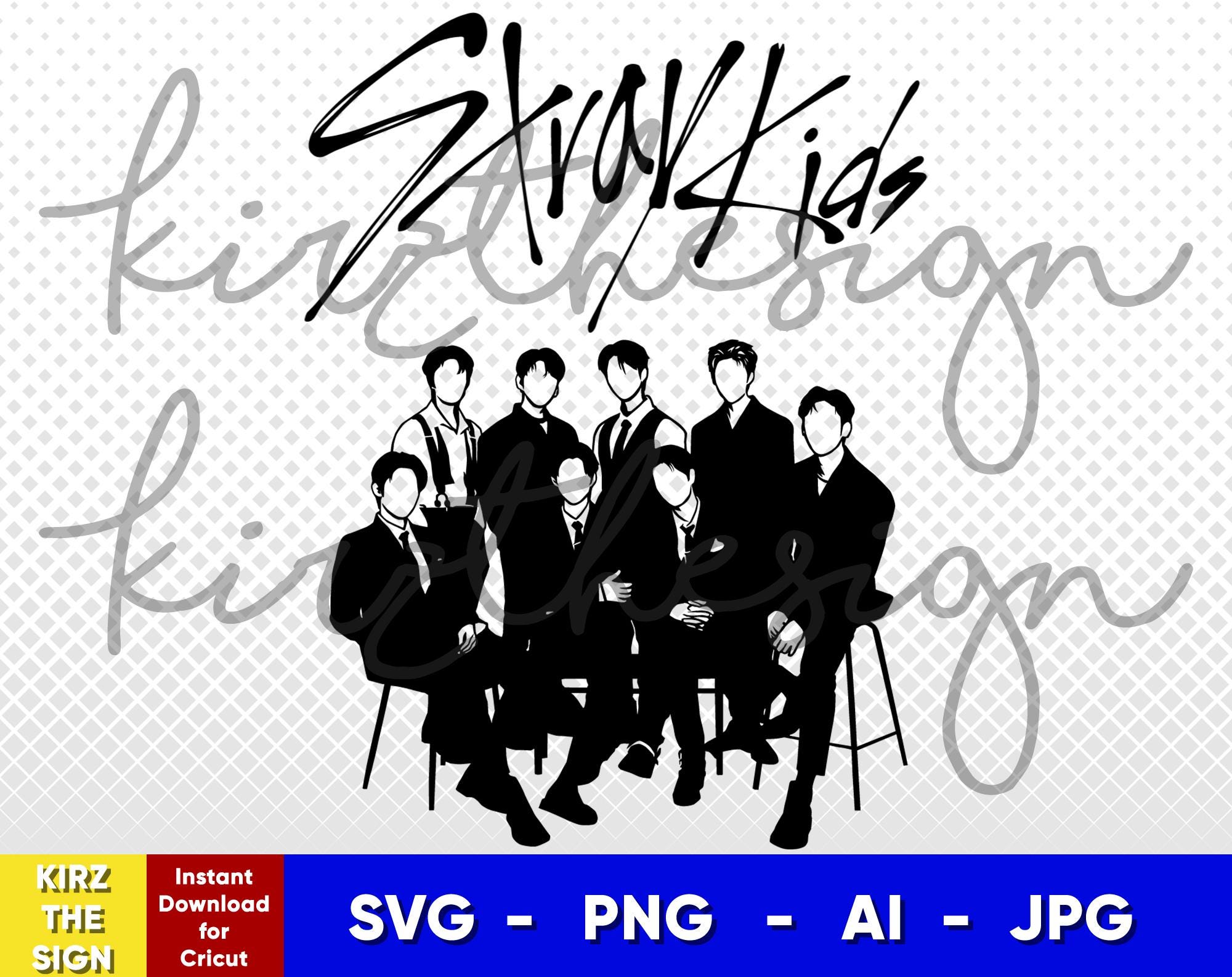 Stray Kids (SKZ) Logo SVG: Cricut Cut File (digital Download - Etsy