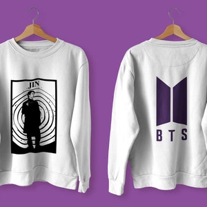 BTS Jin PROOF Stencil Svg, Png, Ai Digital Download Cut File Template ...