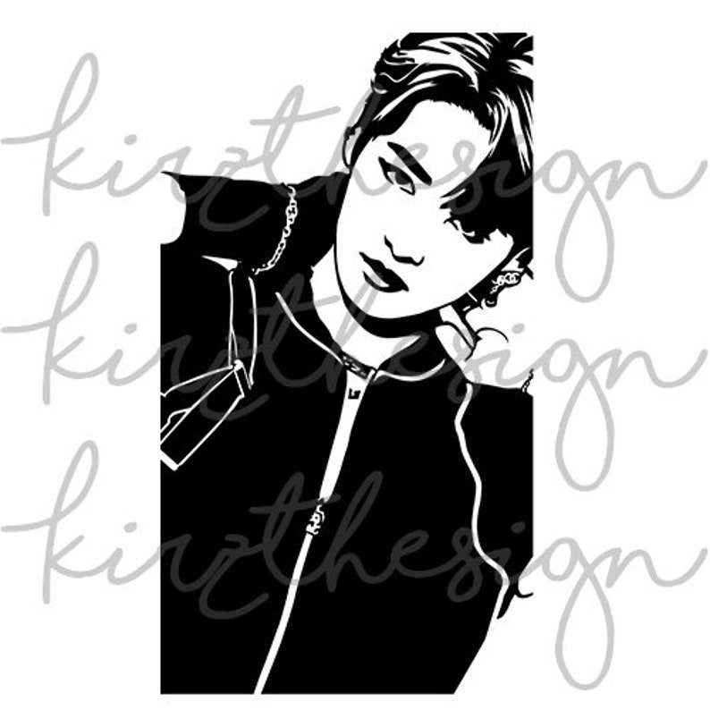 Stray Kids Skz Stencil Svg Png Ai Digital Download Cut - Etsy