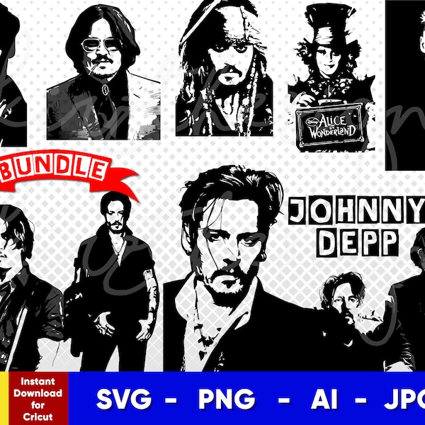 Johnny Depp - Etsy