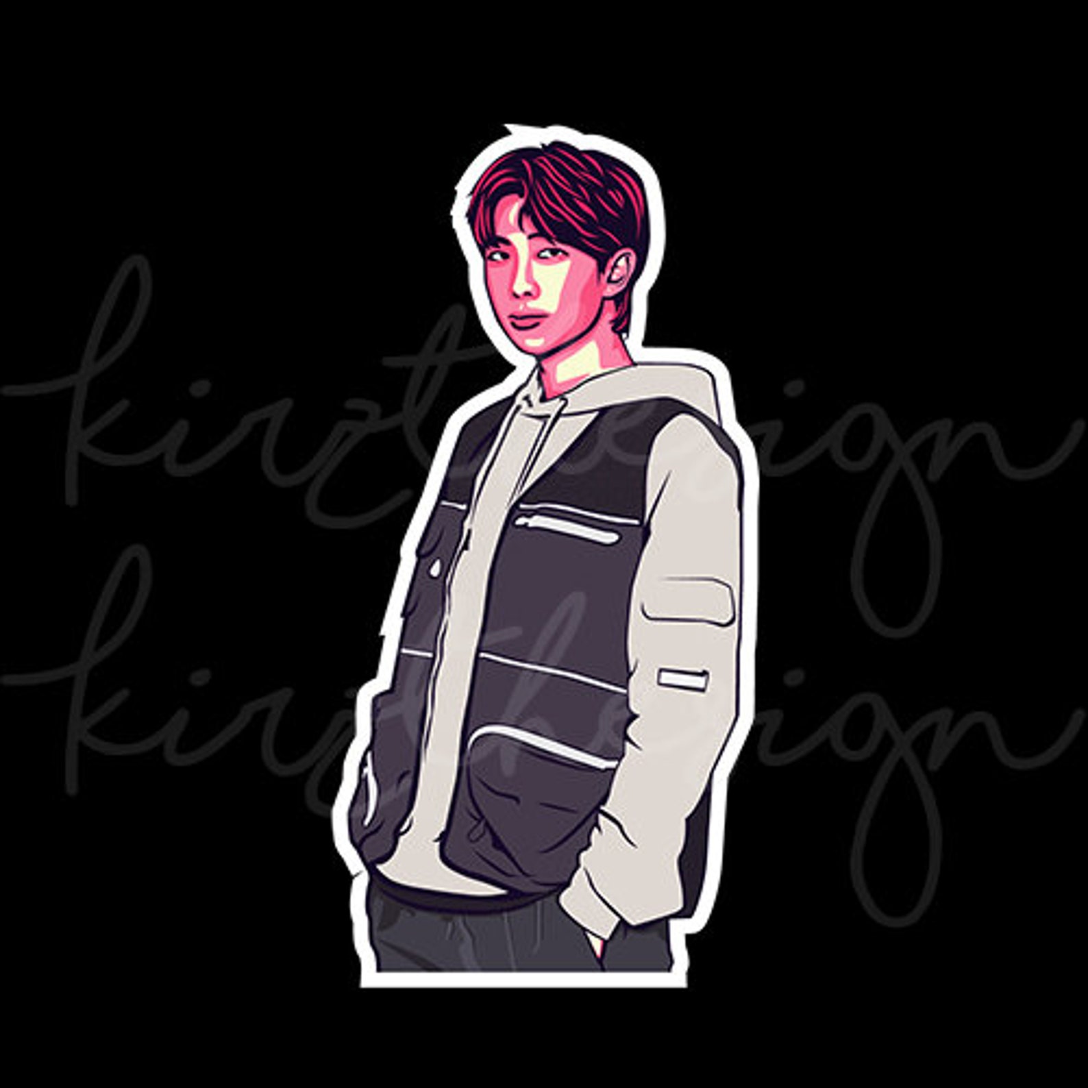 BTS RM / Svg, Png, Ai / Vector de descarga digital para impresión de ...