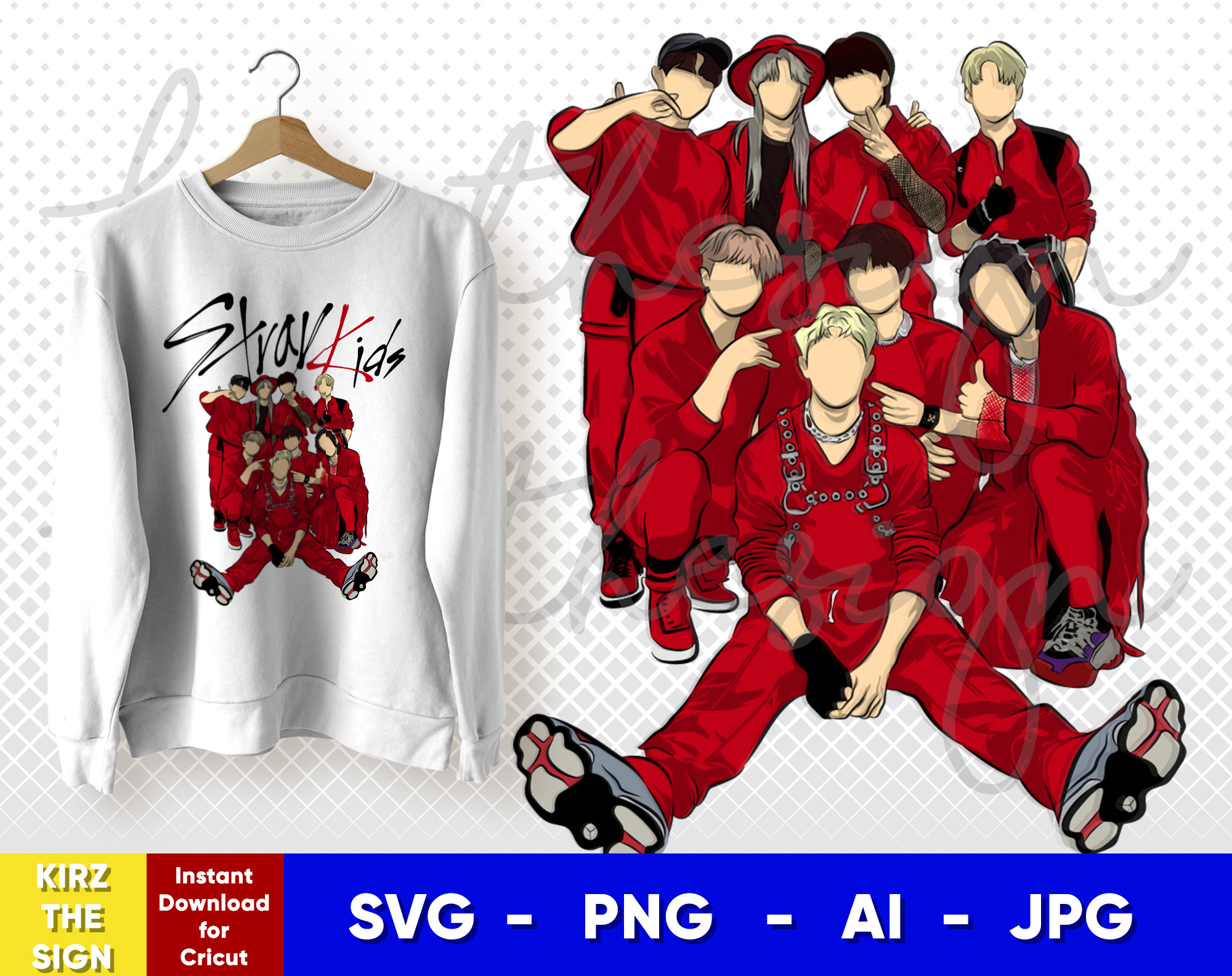 Stray Kids Skz Svg Png Ai Digital Download Cut File - Etsy UK