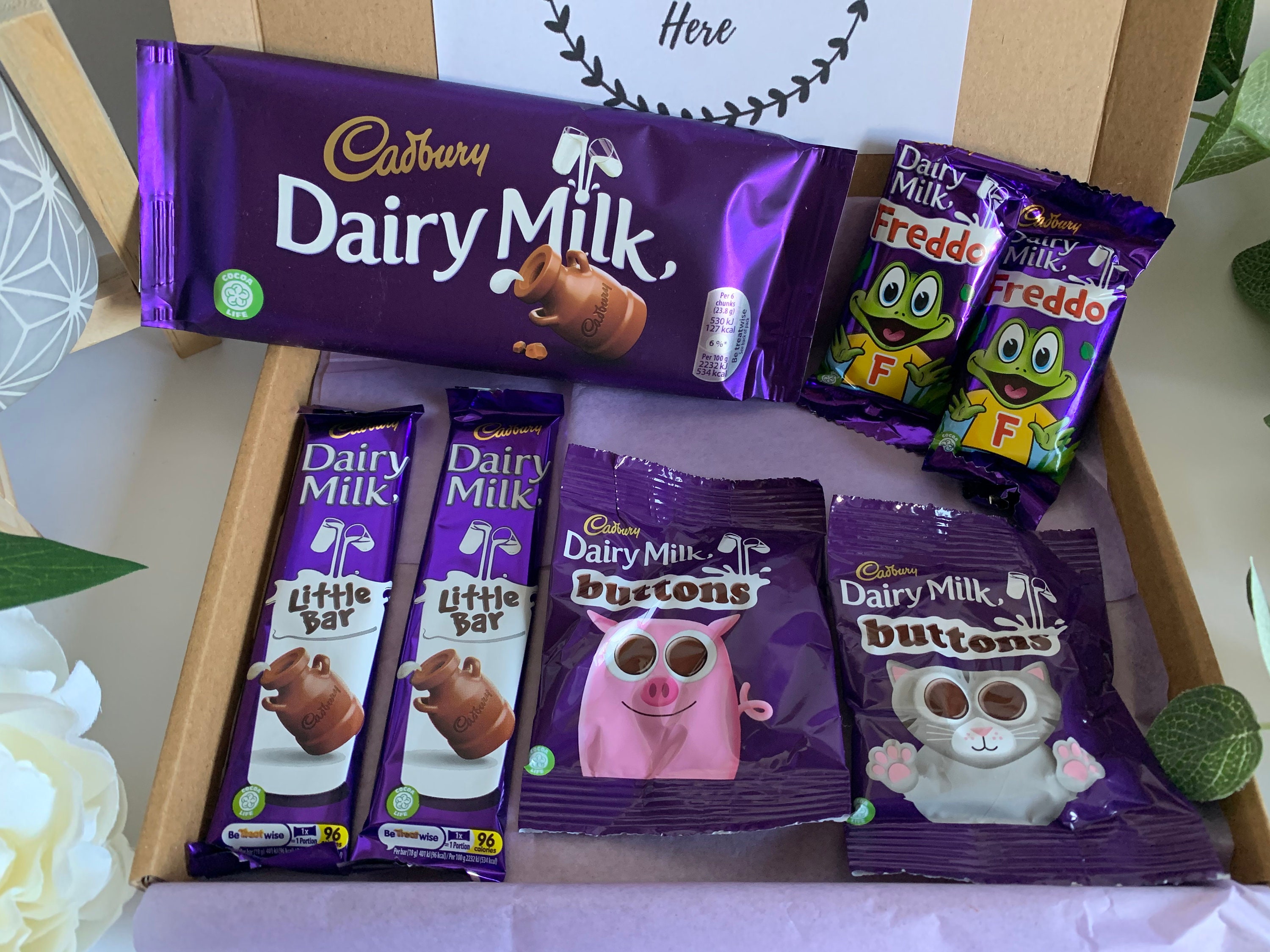 Cadbury Hamper Letterbox Gift Chocolate Buttons Chocolate - Etsy UK