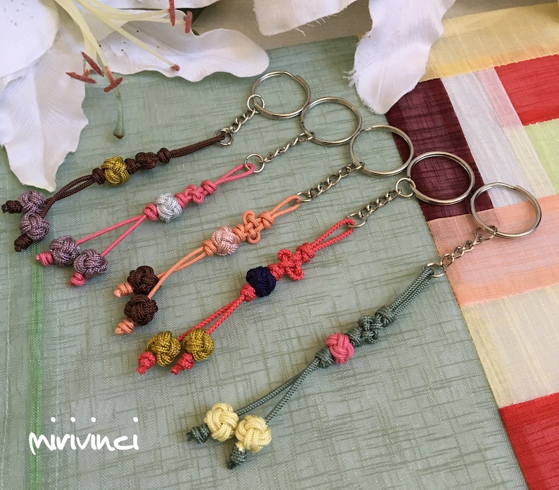 Korean Traditional Knot Keychains - Etsy
