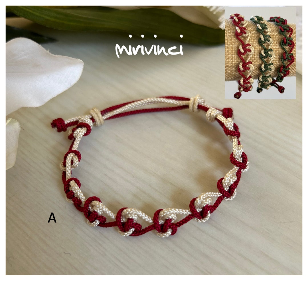 Korean Traditional Knot Bracelet / Dangcho Maedeup - Etsy