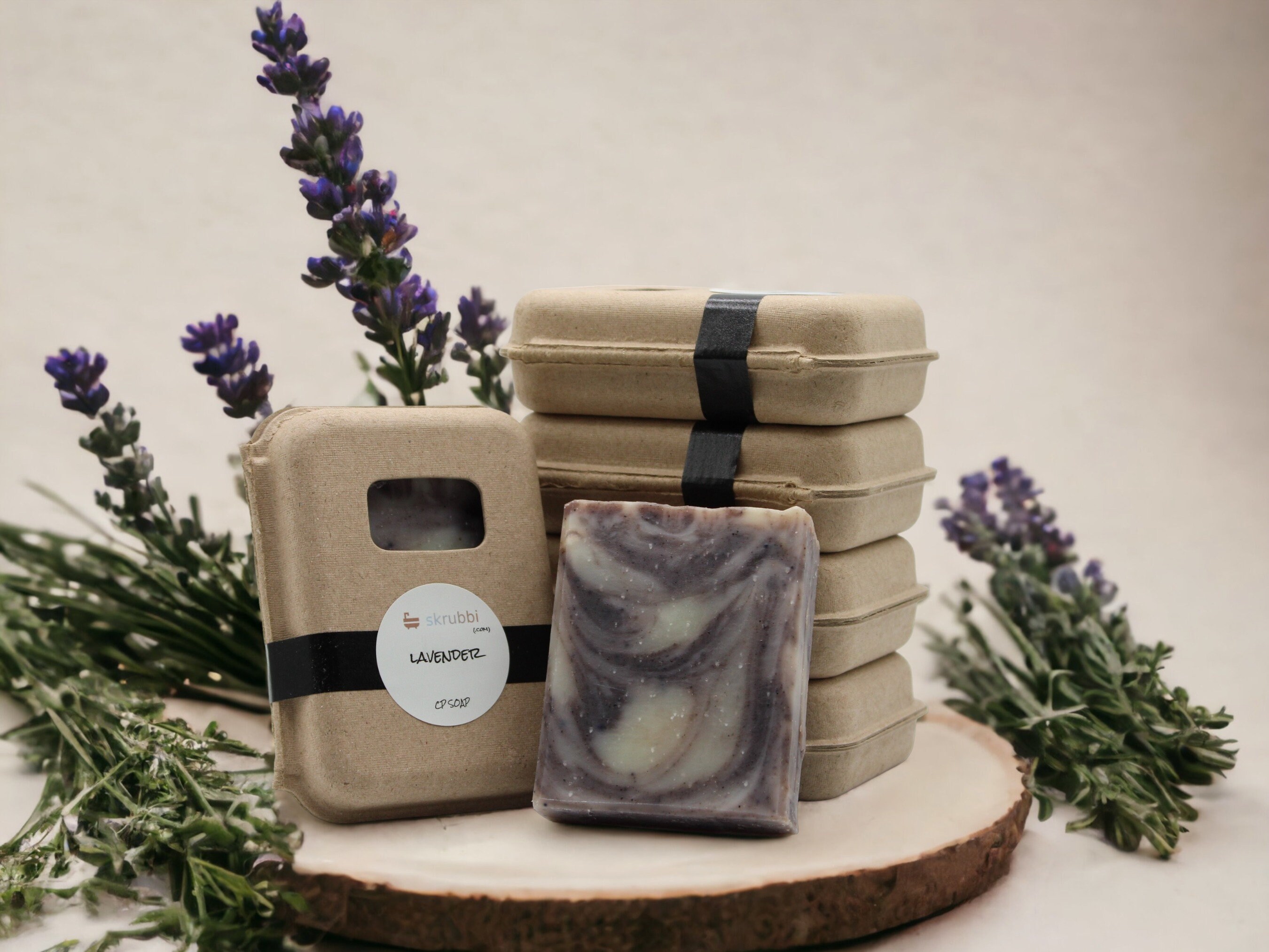 Handmade Lavender Cold Process Bar Soap Artisan Etsy