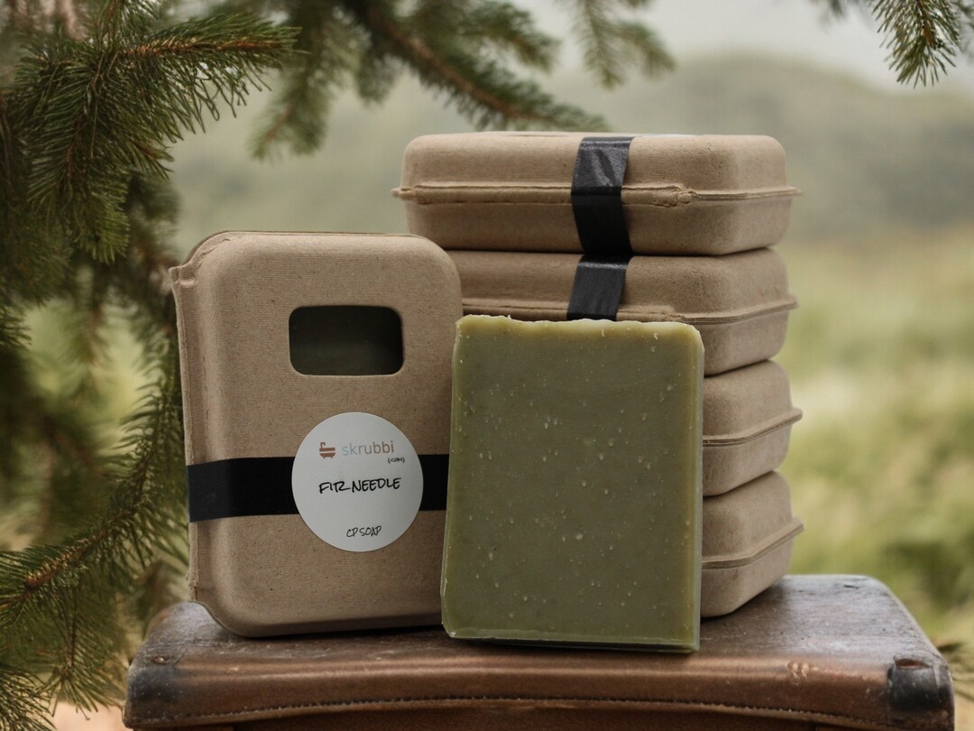 Handcrafted Fir Needle Cold Process Bar Soap - Artisan - Etsy