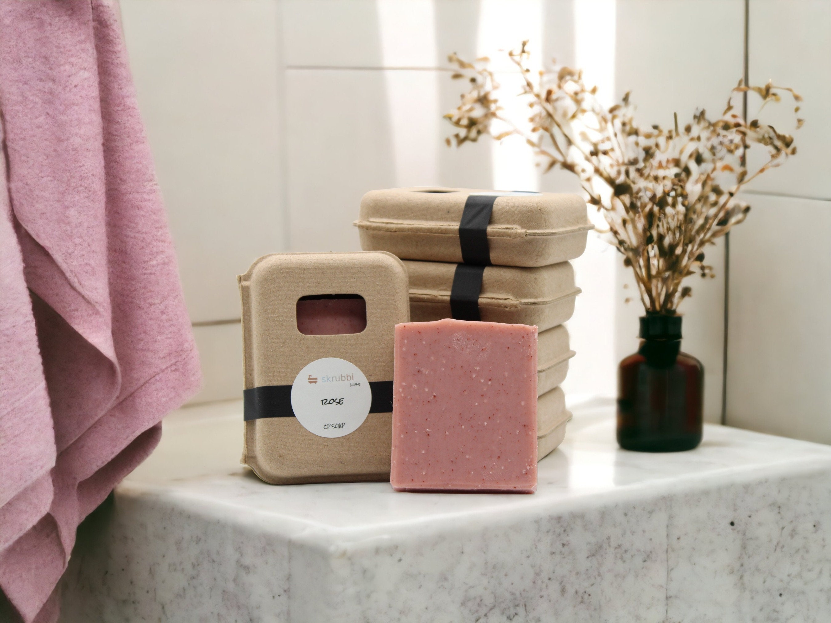 Handcrafted Rose Cold Process Bar Soap - Artisan - Etsy