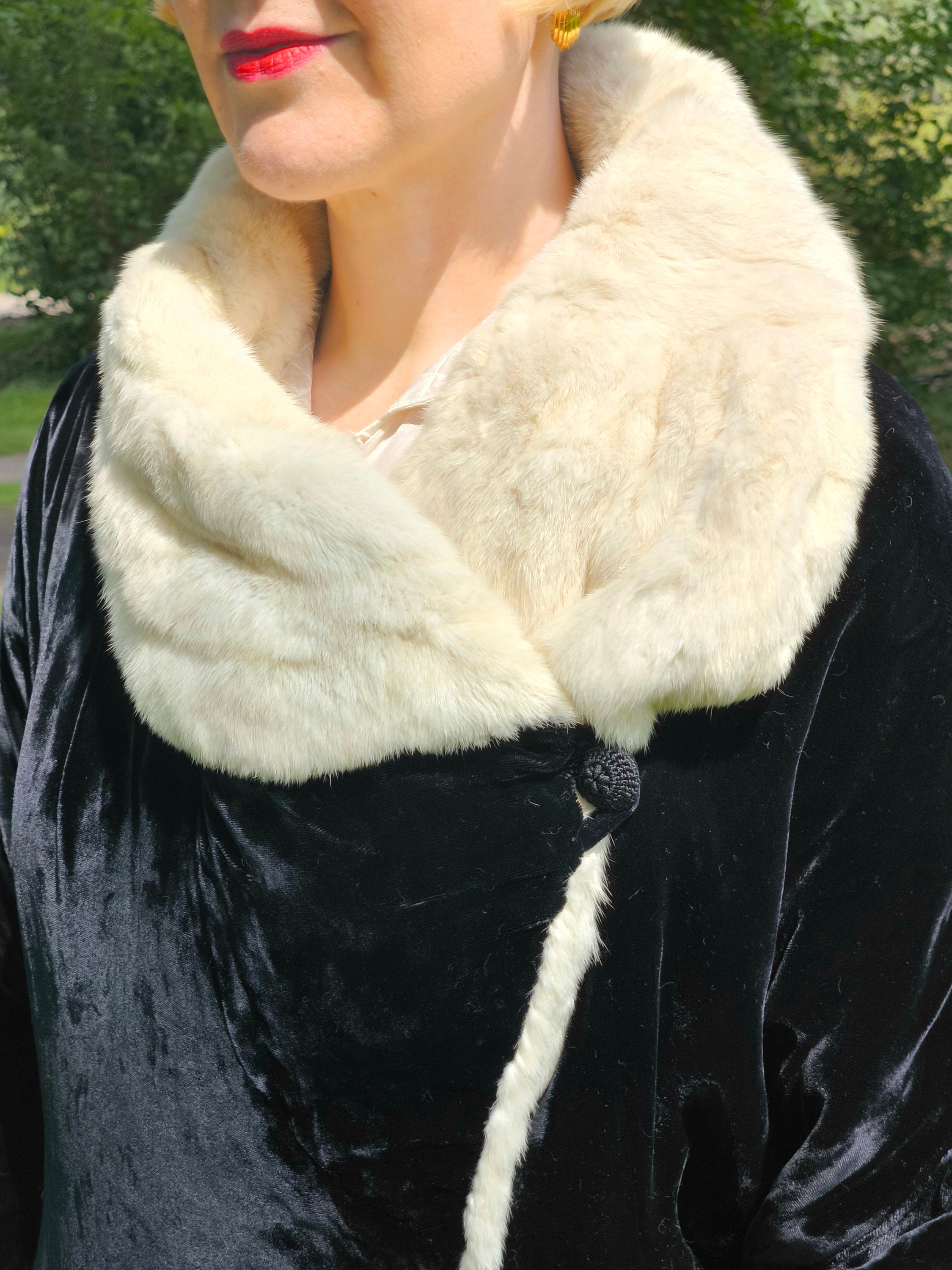Luxurious Genuine 1930s Art Deco Opera Coat Oppenheim Collins Lush ...