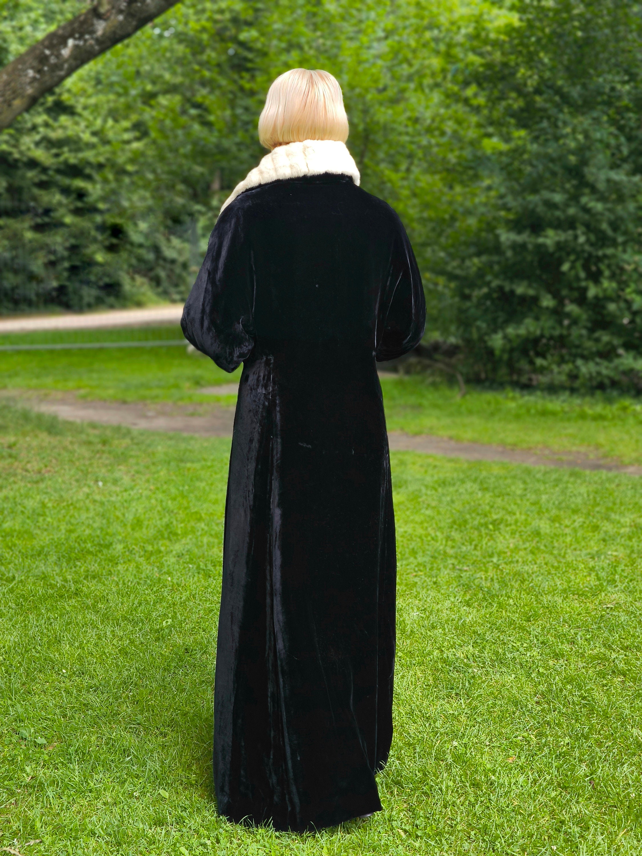 Luxurious Genuine 1930s Art Deco Opera Coat Oppenheim Collins Lush ...