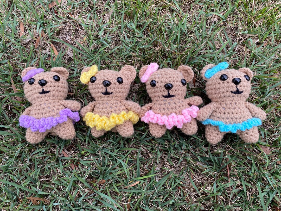 Mini Ballerina Bear - Etsy