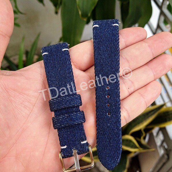 Denim Watch Strap - Etsy