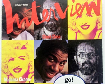 Interview Magazine 1992 - Etsy