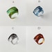 Colorful Chunky Ring Funky Acrylic Ring Retro Resin Rings - Etsy
