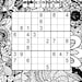 Sudoku Coloring Book 5 Page PDF INSTANT DOWNLOAD, Adult Activity Book ...