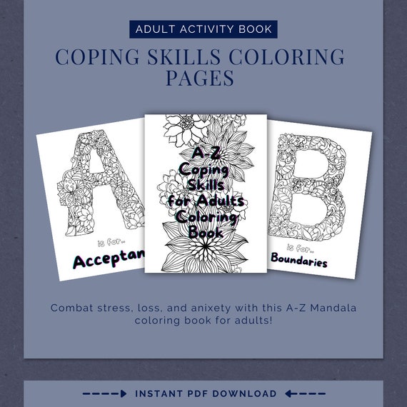 Coping Skills Coloring Pages