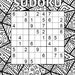 Sudoku Coloring Book 5 Page PDF INSTANT DOWNLOAD, Adult Activity Book ...